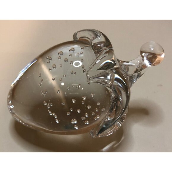 Handmade | Accents | Handcrafted Clear Glass Strawberry Paperweight ...